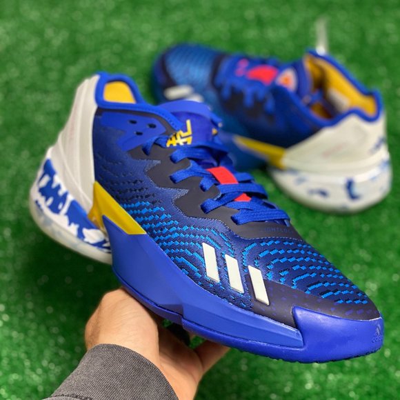 adidas | Shoes | Adidas Don Issue 4 Mid Mens Basketball Shoes Blue ...